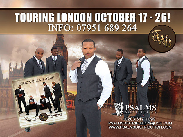 Gospel's Favorite Male Group THE WARDLAW BROTHERS Jet Set To England ...