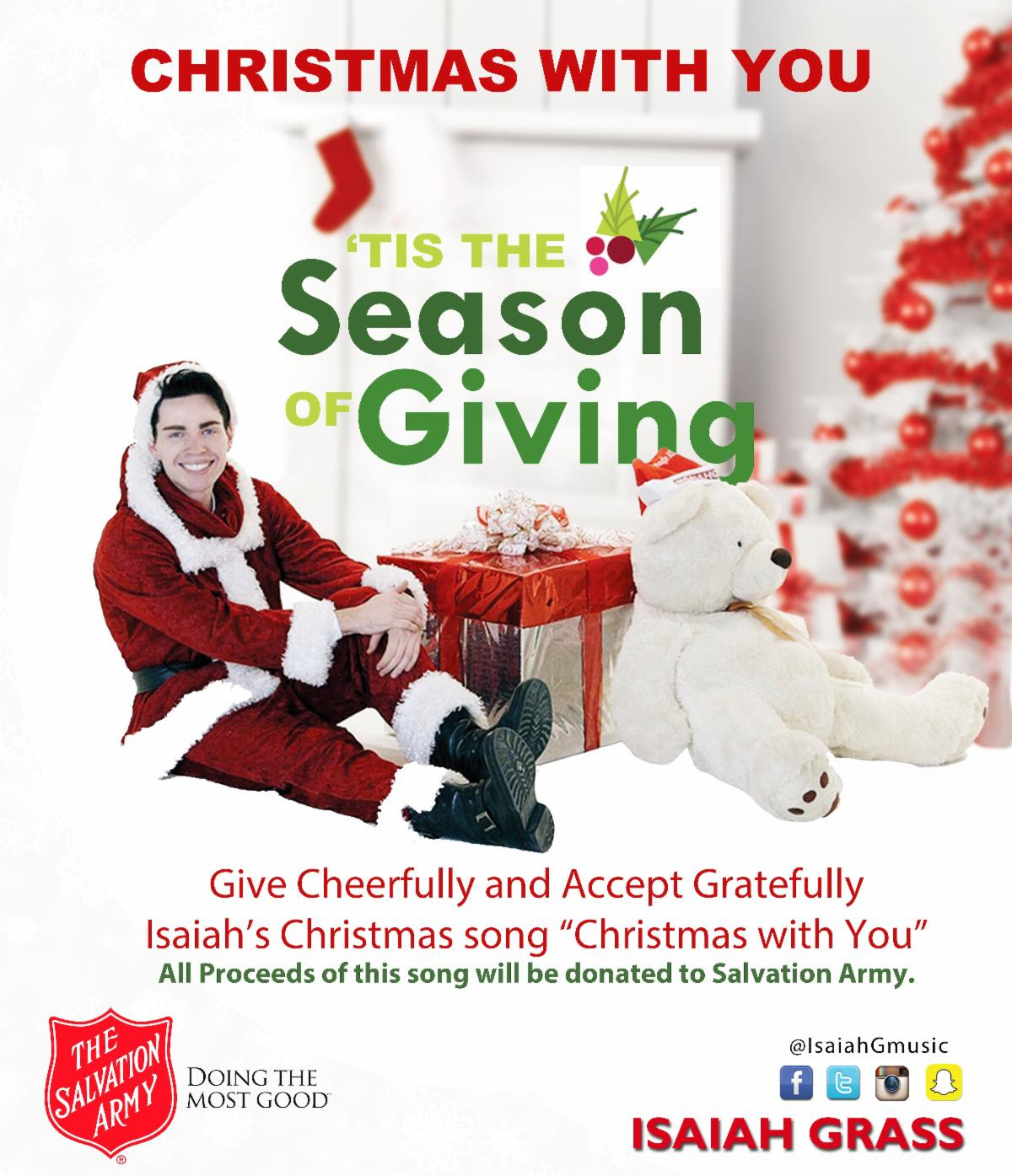 Isaiah Grass Releases His New Song 'Christmas with You - Path MEGAzinePath MEGAzine